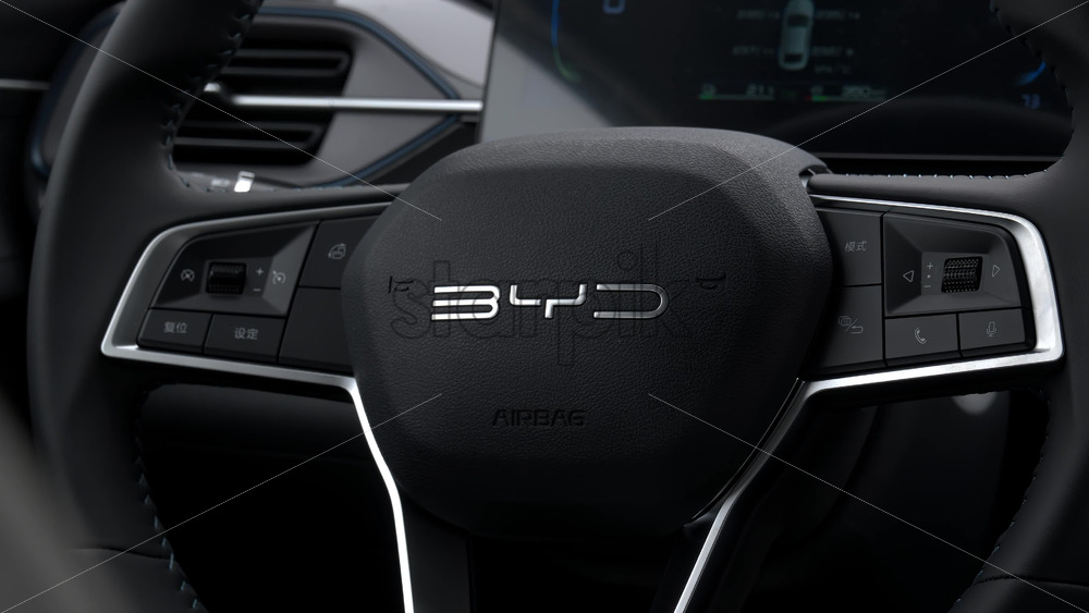 video Chisinau, Moldova - January 30, 2025: Interior Steering wheel of ...